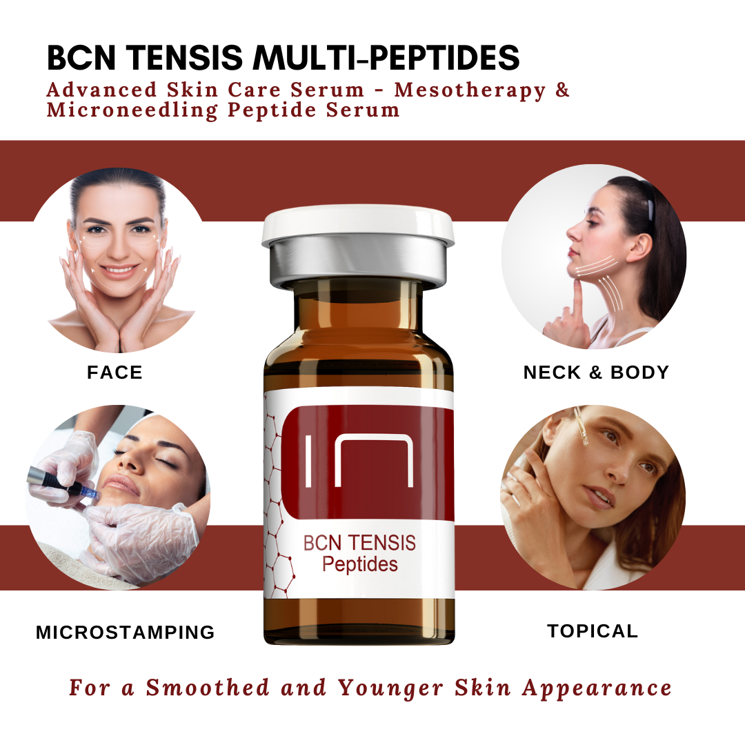 BCN Tensis Peptides Advanced Skin Tightening Serum Mesotherapy Microneedling – Dermishop